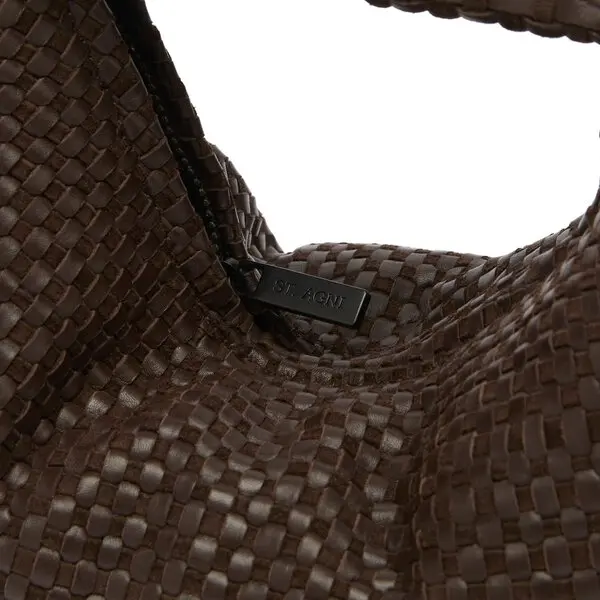 ST. AGNI Lattice Weave Mini Bon Bon Bag