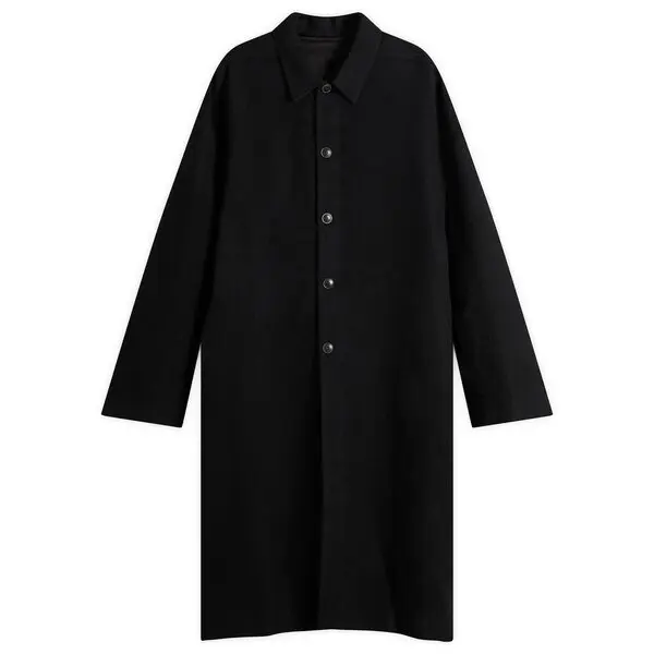Rick Owens Buttoned Brad Coat Jacket
