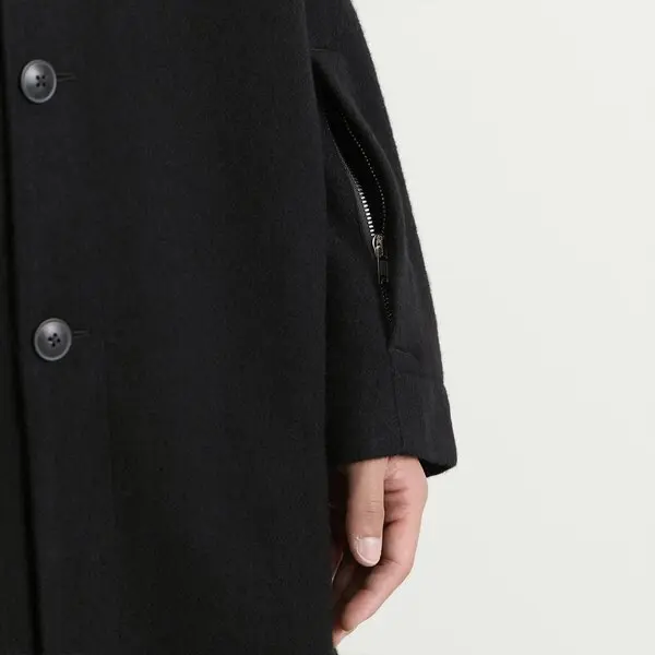 Rick Owens Buttoned Brad Coat Jacket