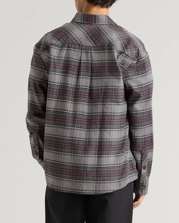 Drole De Monsieur Boxy Flanel Checked Shirt