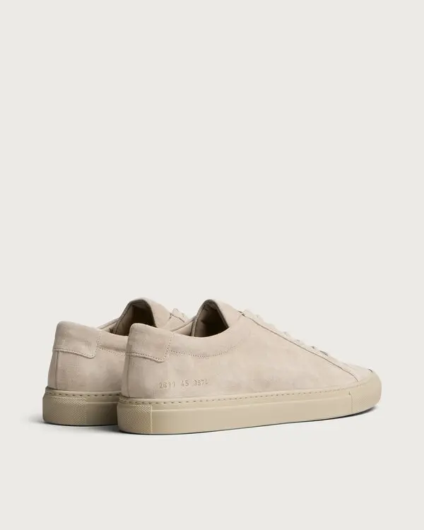 COMMON PROJECTS Achilles Suede Sneakers - Warm Grey