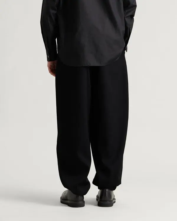 Comme Des Garçons Wool Gabardine Pleated Pant