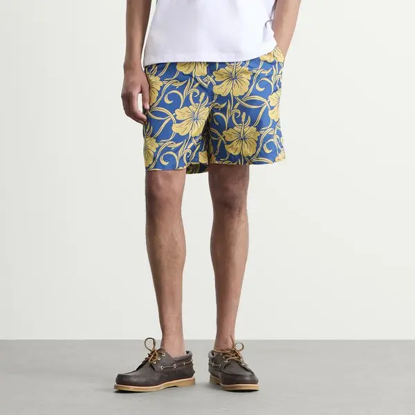 Drole De Monsieur Hibiscus Beach Shorts