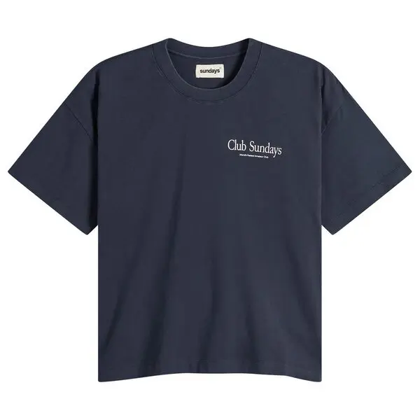SNDYS. Track T-shirt - Navy