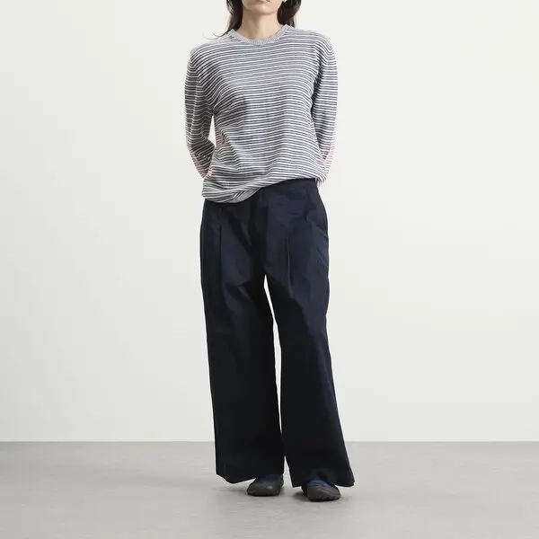 BEAMS Wide Leg Chino Pant