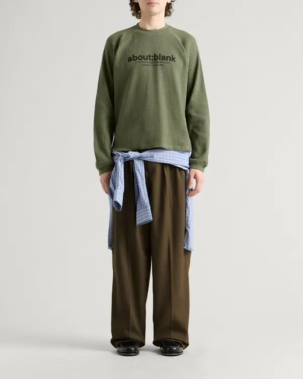 ABOUT:BLANK Twin Pleat Trouser
