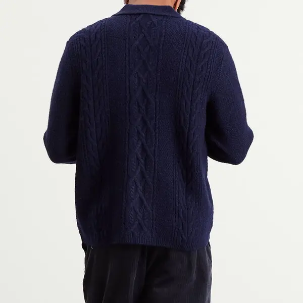 WAX LONDON Friar Zip Knit Jacket