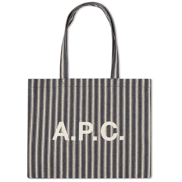 A.p.c. Diane Stripe Shopping Tote