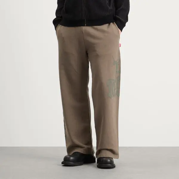 DIESEL® Gro Wide Leg Sweatpants