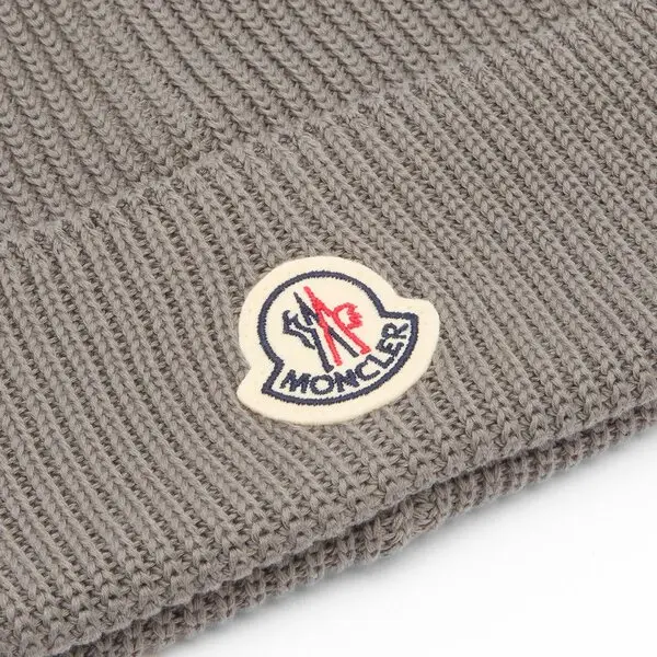 Moncler Cotton Logo Beanie