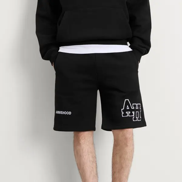ANNIE HOOD College Sweat Shorts
