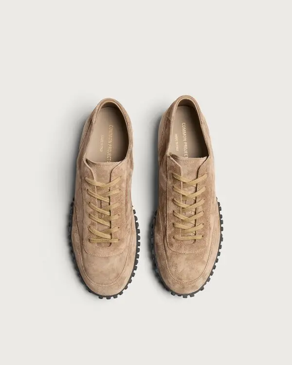 COMMON PROJECTS Minimal Runner Seventy Suede Sneakers