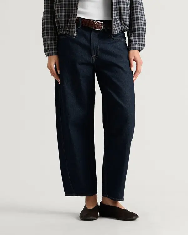 Good American Vintage Barrel Ankle Jeans