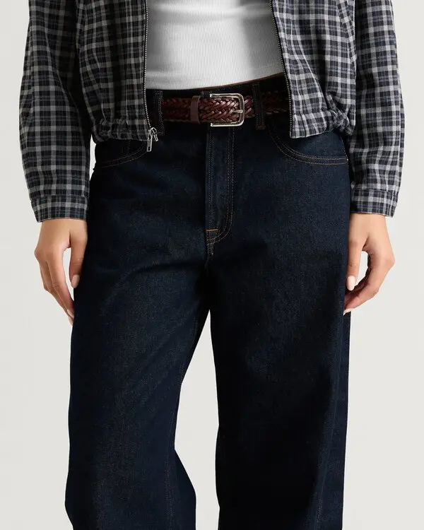 Good American Vintage Barrel Ankle Jeans