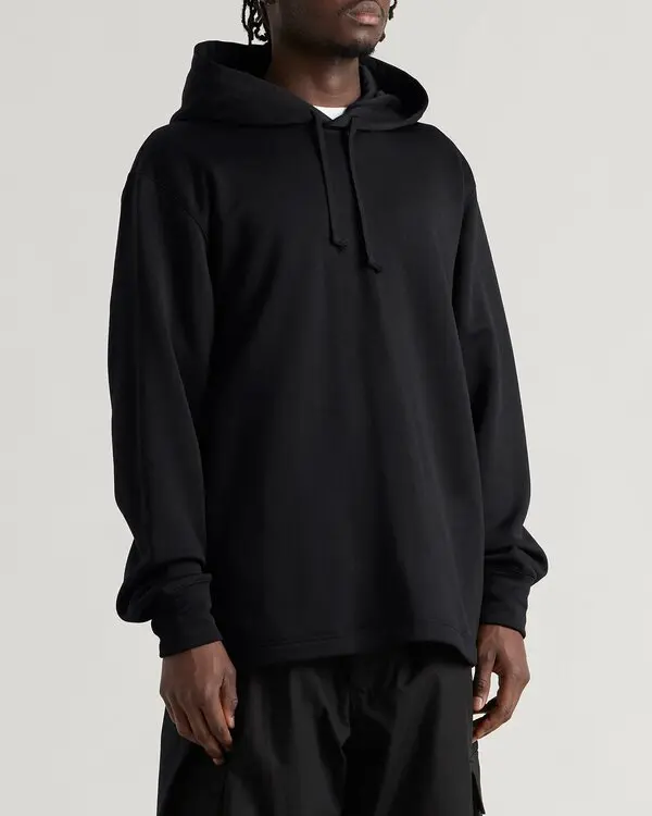 Comme Des Garçons Cotton Blend Drop Hem Hoodie