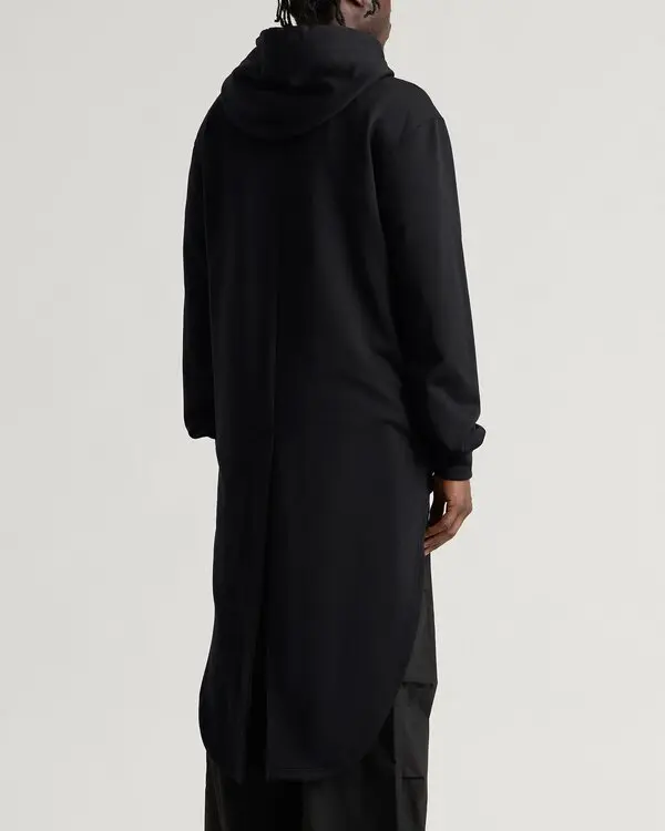 Comme Des Garçons Cotton Blend Drop Hem Hoodie