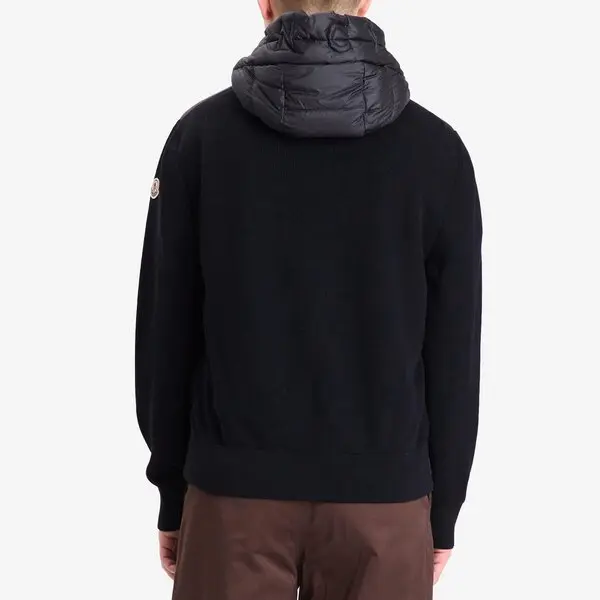 Moncler Hybrid Zip Through Hooded Jacket