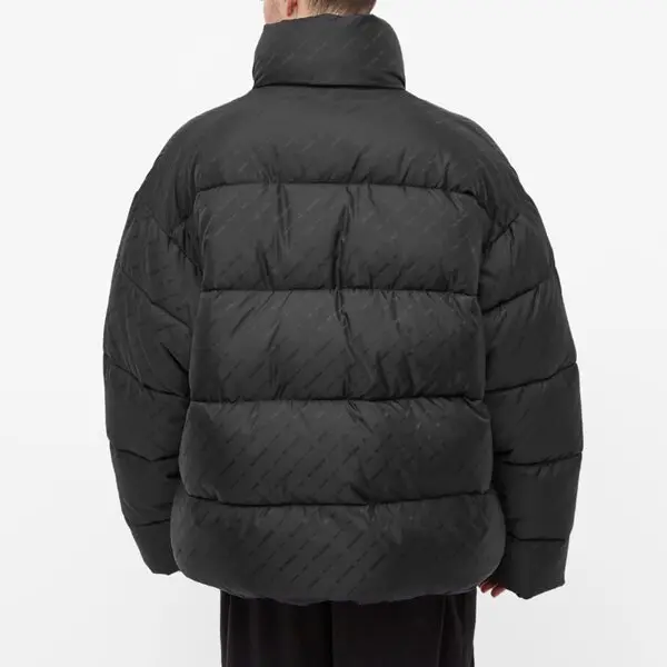 Balenciaga All Over Bb Logo Puffer Jacket