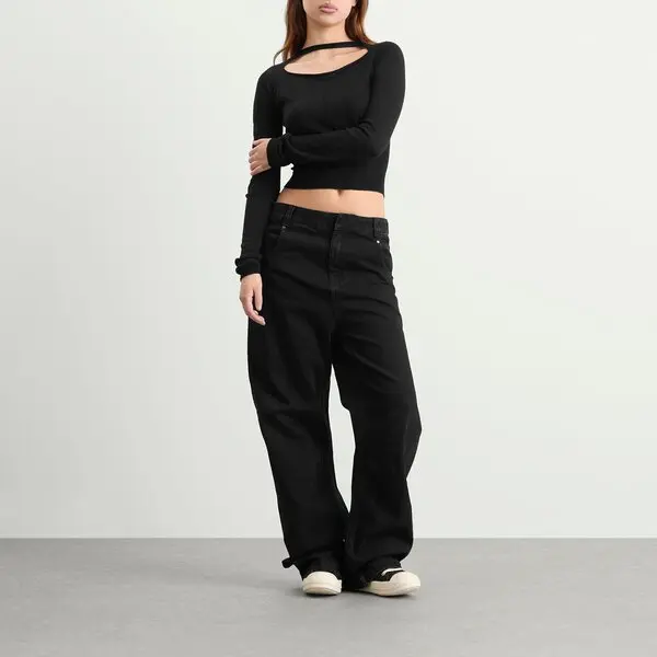 Rick Owens Cropped Pullover Top