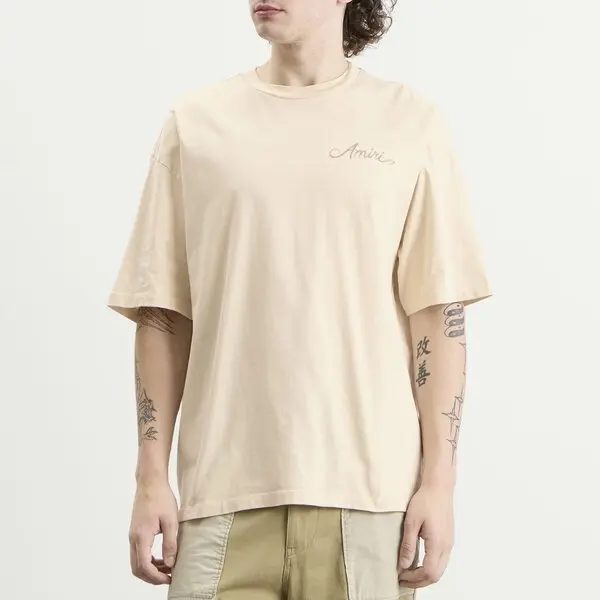 Amiri Ma Check Patch Skate T-shirt