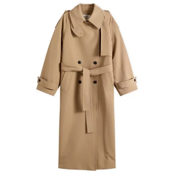 RÓHE Classic Trench Coat Jacket - Beige