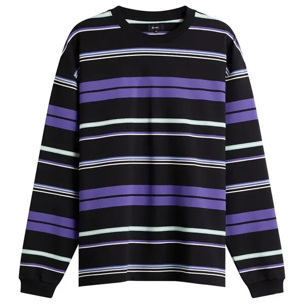 BEAMS Multi Stripe Long Sleeve T-shirt