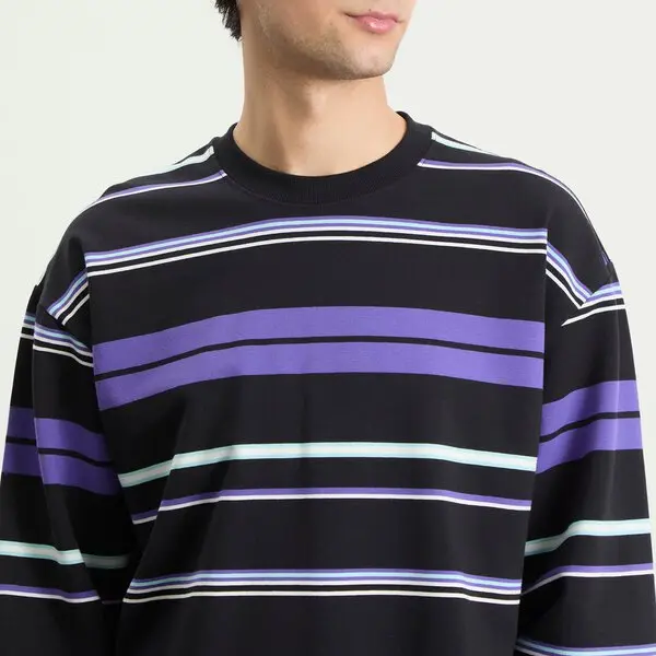BEAMS Multi Stripe Long Sleeve T-shirt