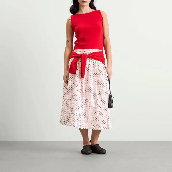 DAMSON MADDER Layla Skirt | 100% Cotton | End Clothing