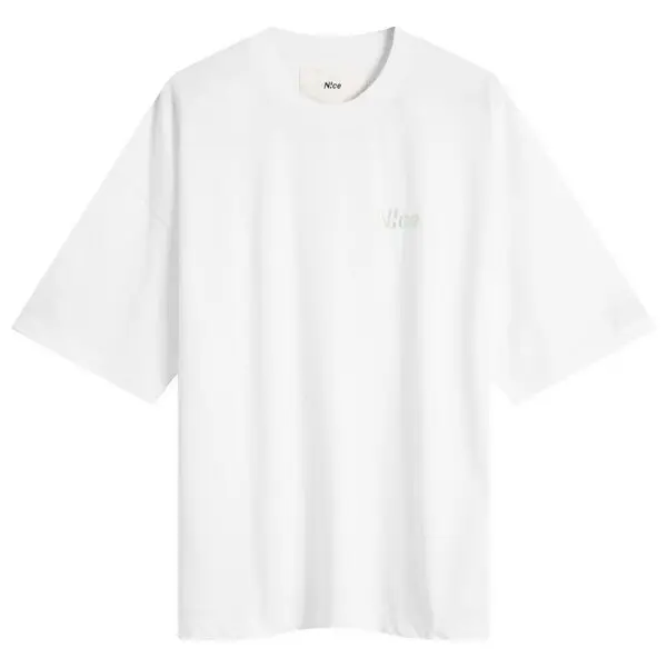 N!CE Embroidered Logo T-shirt