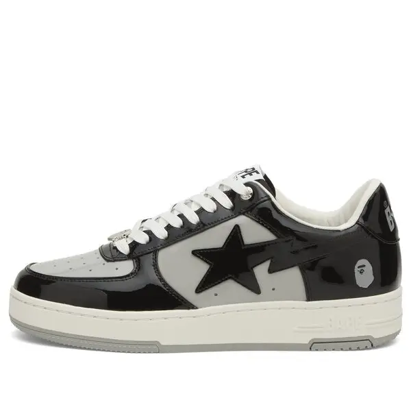 A BATHING APE Patent Leather Sta #4 M2 Shoes - Black