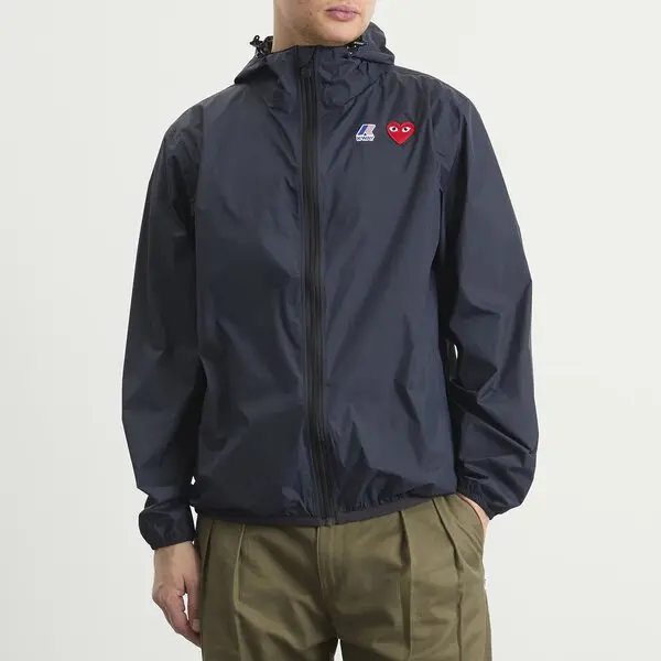 Play Comme Des Garcon X K-way Full Zip Packable Jacket
