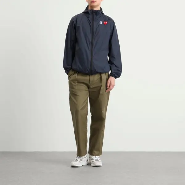Play Comme Des Garcon X K-way Full Zip Packable Jacket