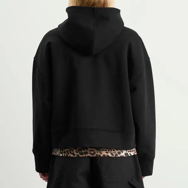 GANNI Heavy Terry Jersey Zip Hoodie