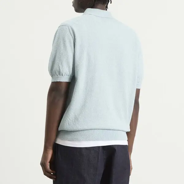 BEAMS Boucle Knit Polo