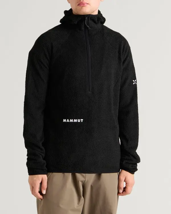 MAMMUT Eiger Free Air Half Zip Polartec Hoodie - Black