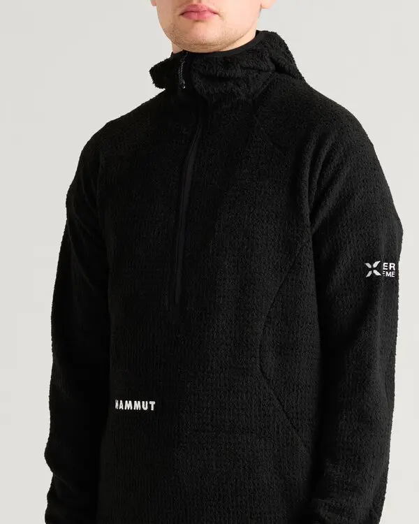 MAMMUT Eiger Free Air Half Zip Polartec Hoodie - Black