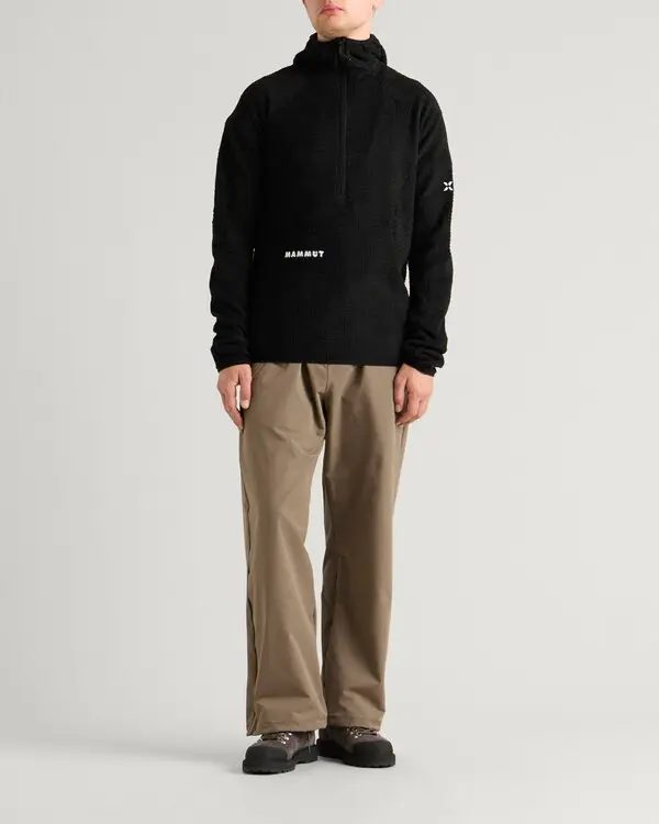 MAMMUT Eiger Free Air Half Zip Polartec Hoodie - Black