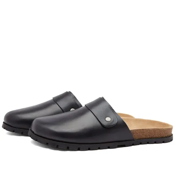 A.p.c. Danny Leather Mule - Black