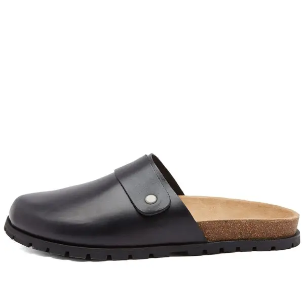 A.p.c. Danny Leather Mule - Black
