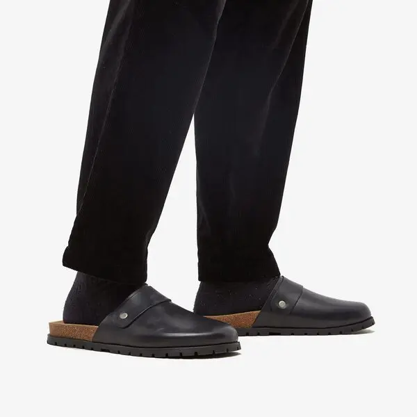 A.p.c. Danny Leather Mule - Black