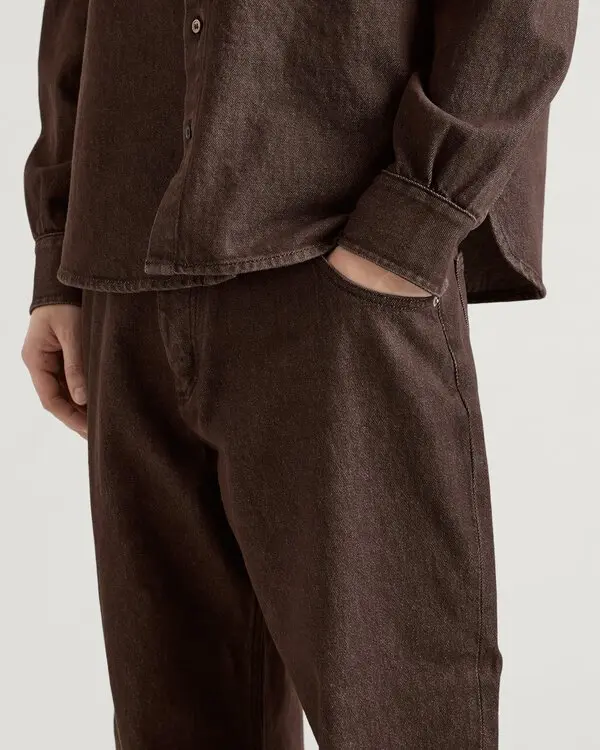 Jacquemus Tempo Denim Straight Leg Jeans