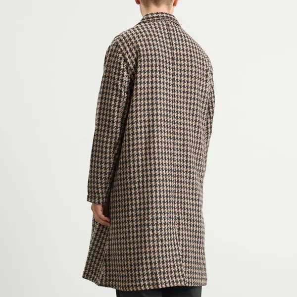 Universal Works Cortina Tweed Long Swing Coat Jacket