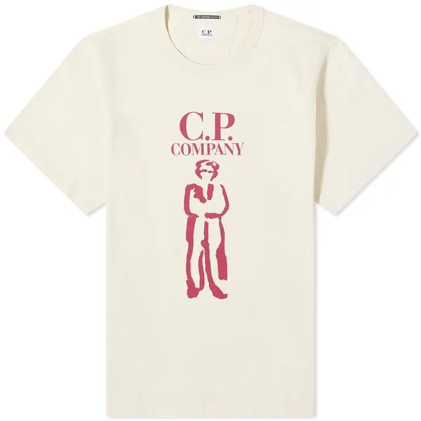C.P. COMPANY 30/2 Mercerized Jersey Twisted British Sailor T-shirt