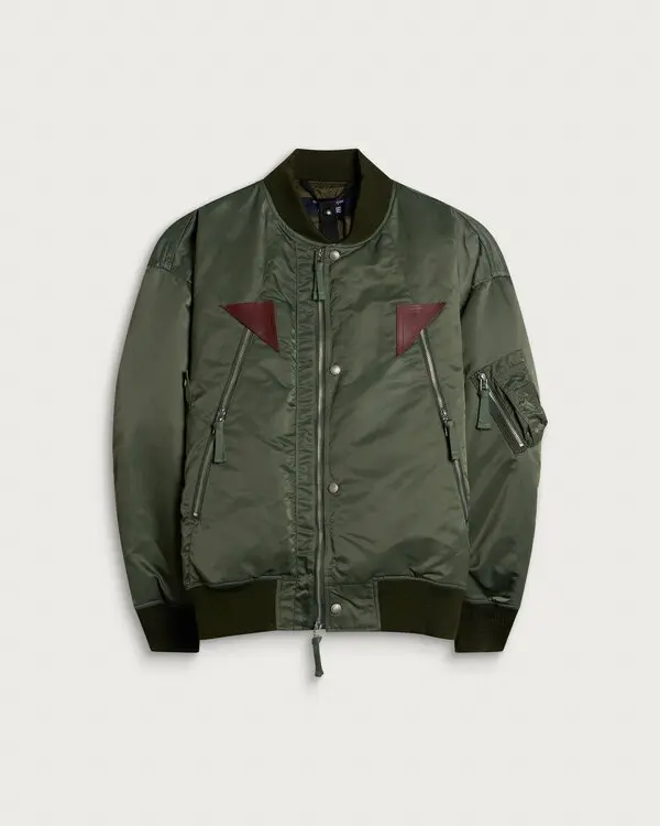 Comme Des Garçons Nylon Twill Bomber Jacket