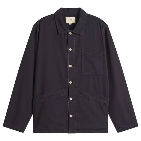 Folk Meyer Shirt Jacket - Black Herringbone