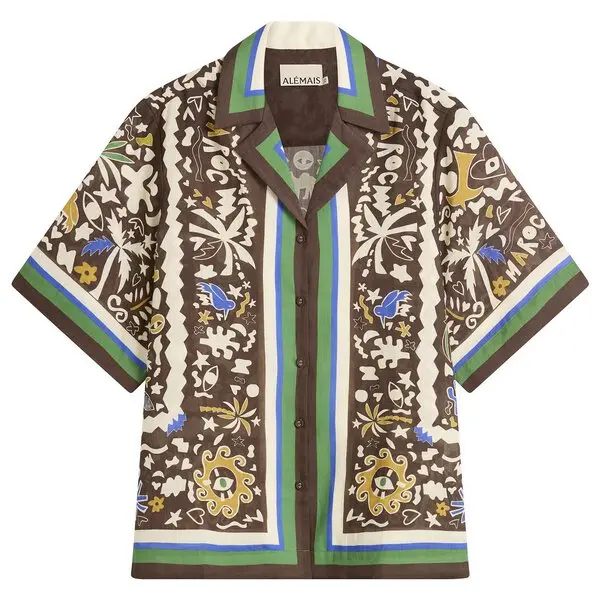 ALEMAIS Maroc Relaxed Shirt | 100% Linen | End Clothing