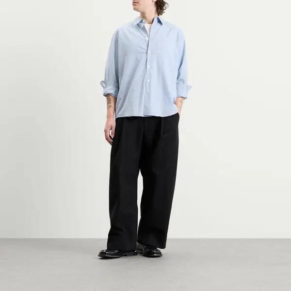 Studio Nicholson Sorte Deep Pleat Volume Pant