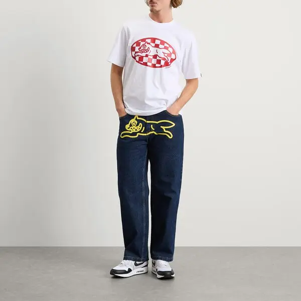 ICECREAM Running Dog Loose Straight Jeans