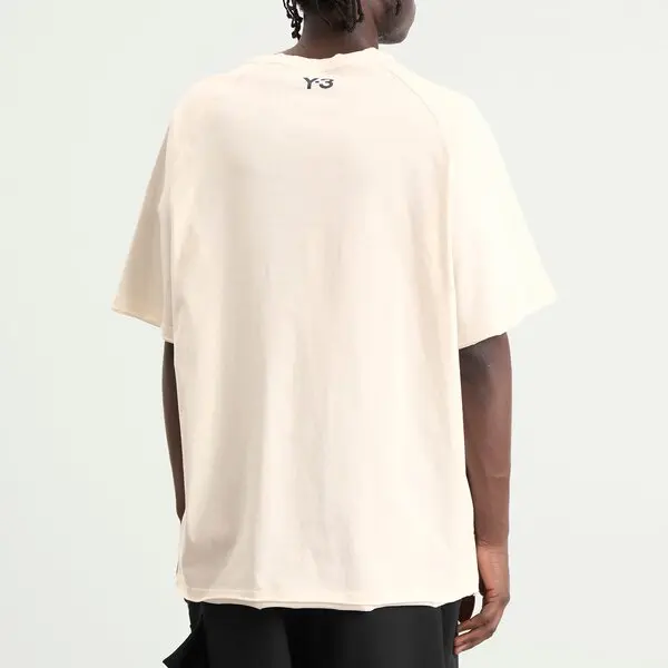 Y3 Distressed Shorts Sleeve T-shirt
