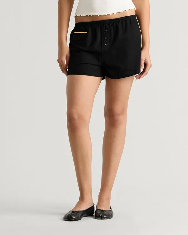 FRUITY BOOTY Cotton Jersey Shorts